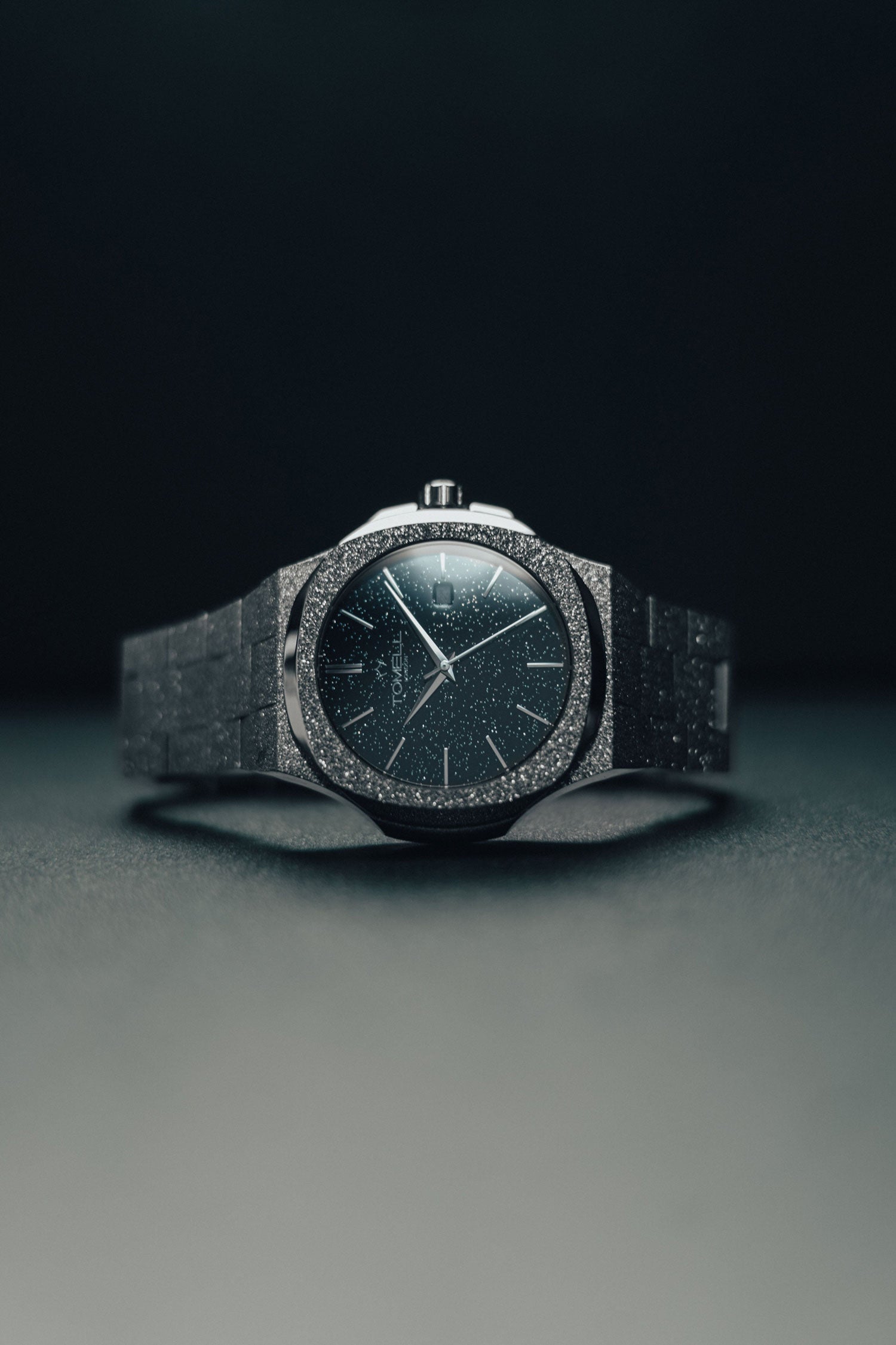 Affordable Frosted Finish Watch Blue Dial – Tomell London